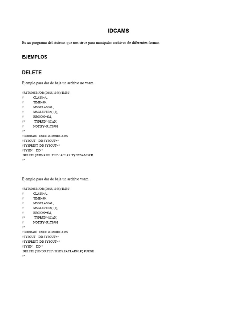 Idcams | PDF | Informática | Datos de computadora