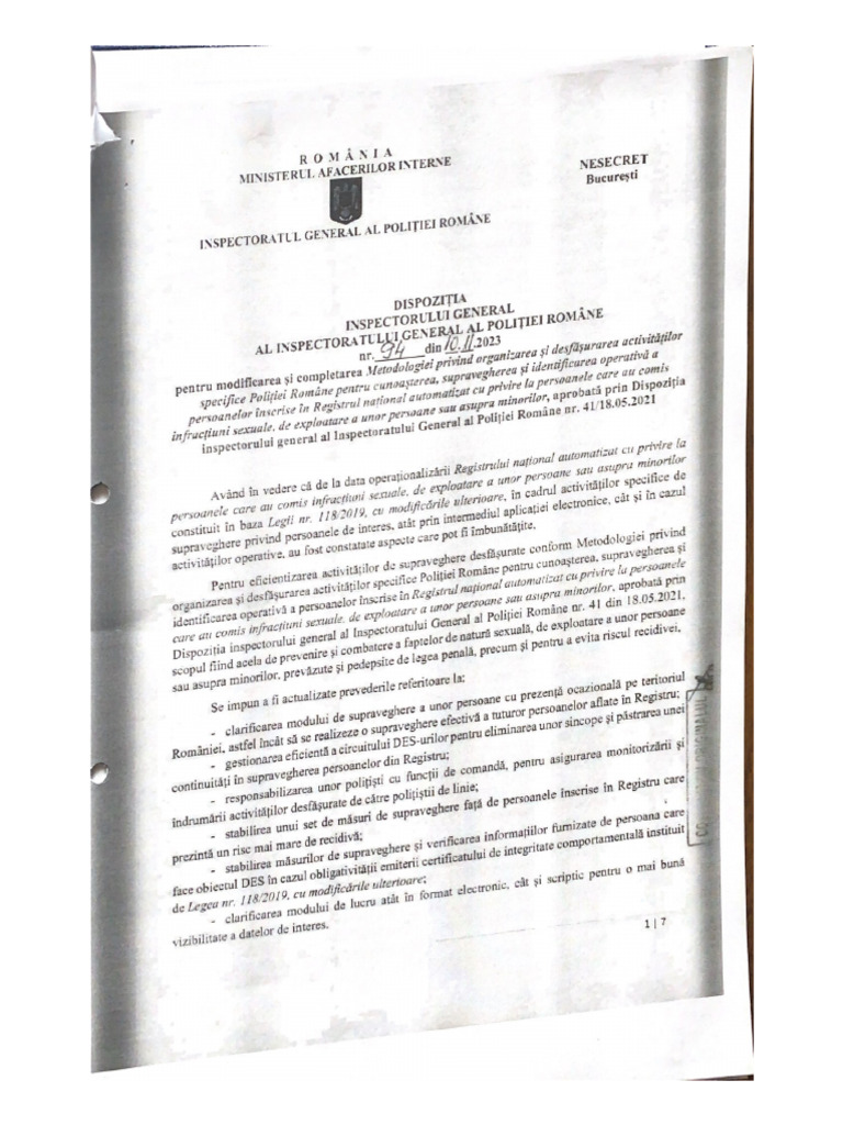 Dispoziția Nr. 94 - 2023 | PDF