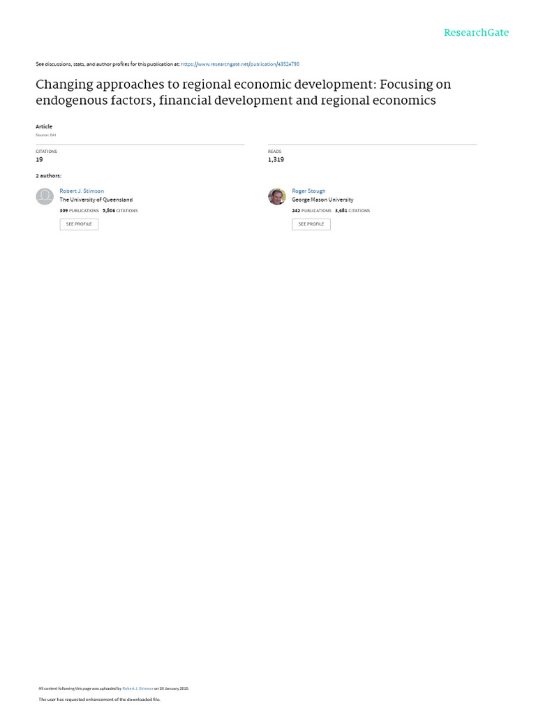 Regional Economic Development Strategies | PDF | Strategic Management ...