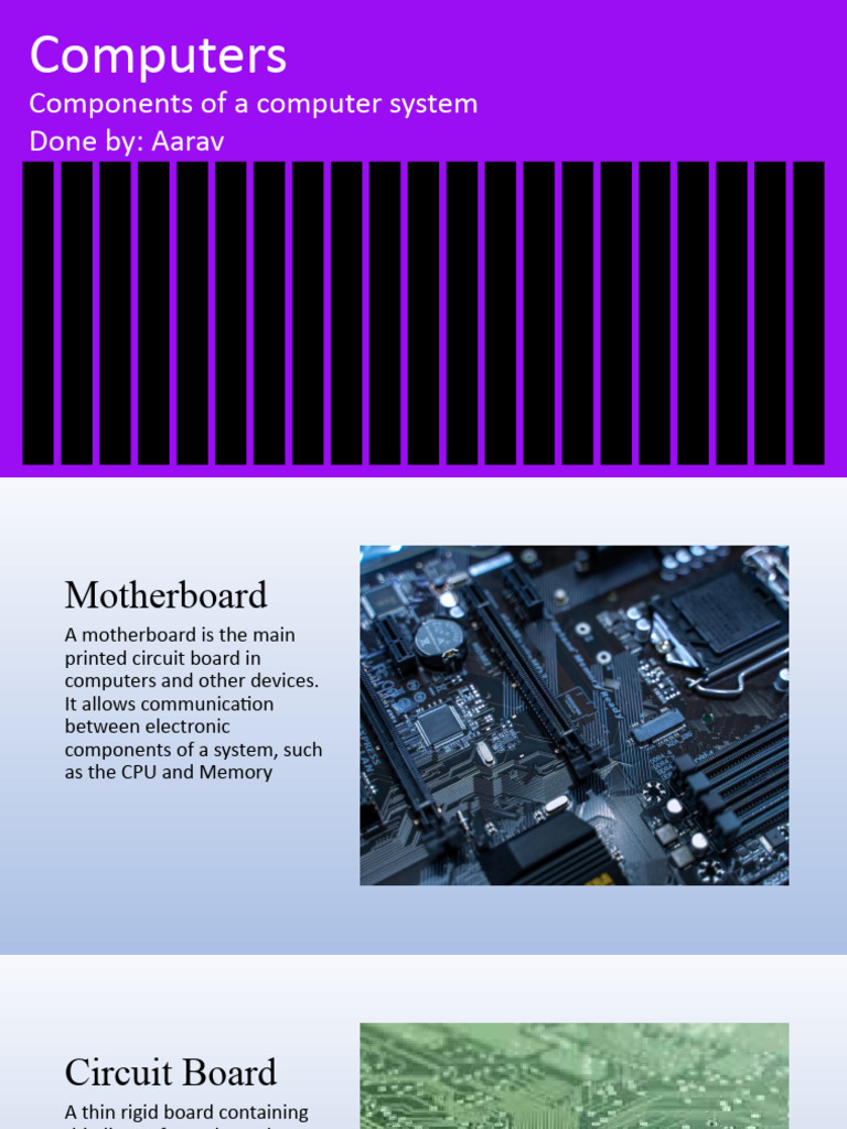 Components of Computer | PDF