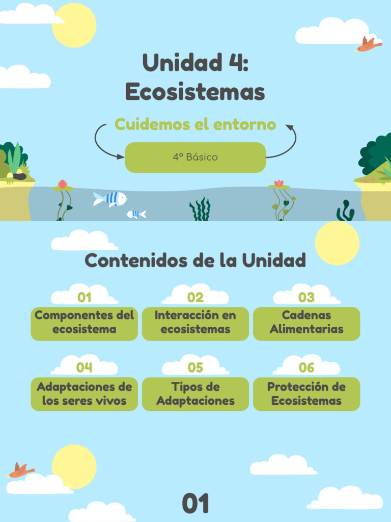 U4 - Ecosistemas | PDF | Ecosistema | Biología