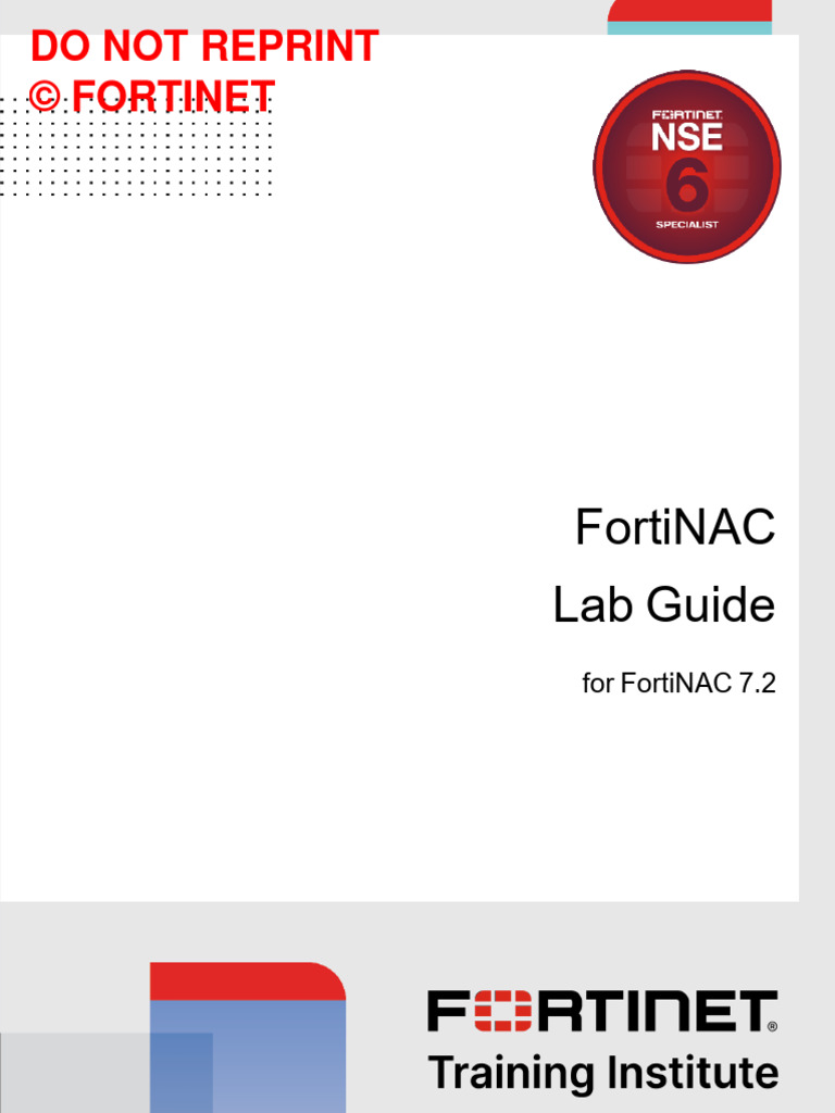 Fortinet Fortinac Lab Guide For Fortinac 72 | PDF | Computer Network | User (Computing)