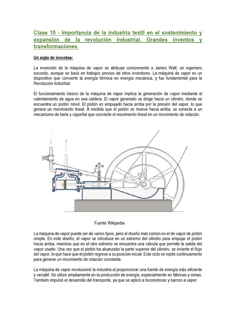 Impacto De La Industria Textil En La Revolución Industrial Pdf