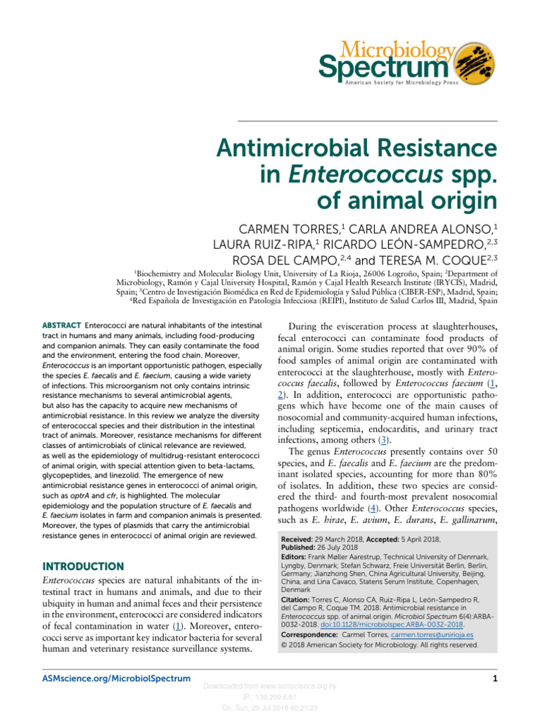 Antimicrobial Resistance | PDF | Antimicrobial Resistance | Biology