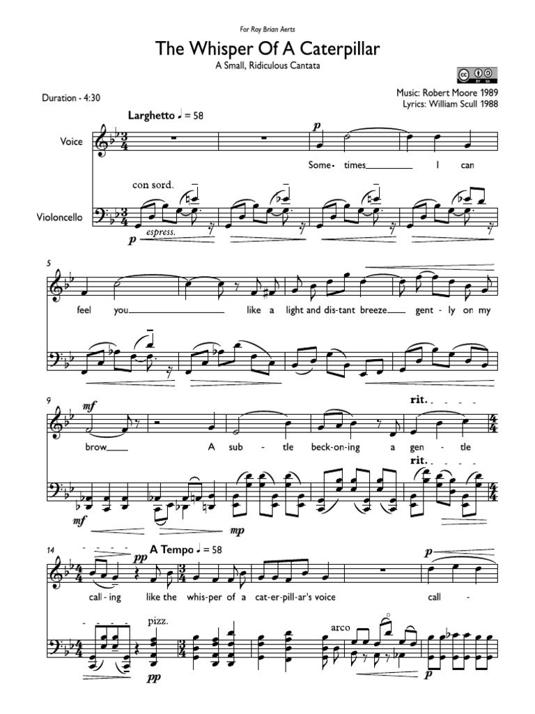 Robert Moore - The Whisper of A Caterpillar | PDF