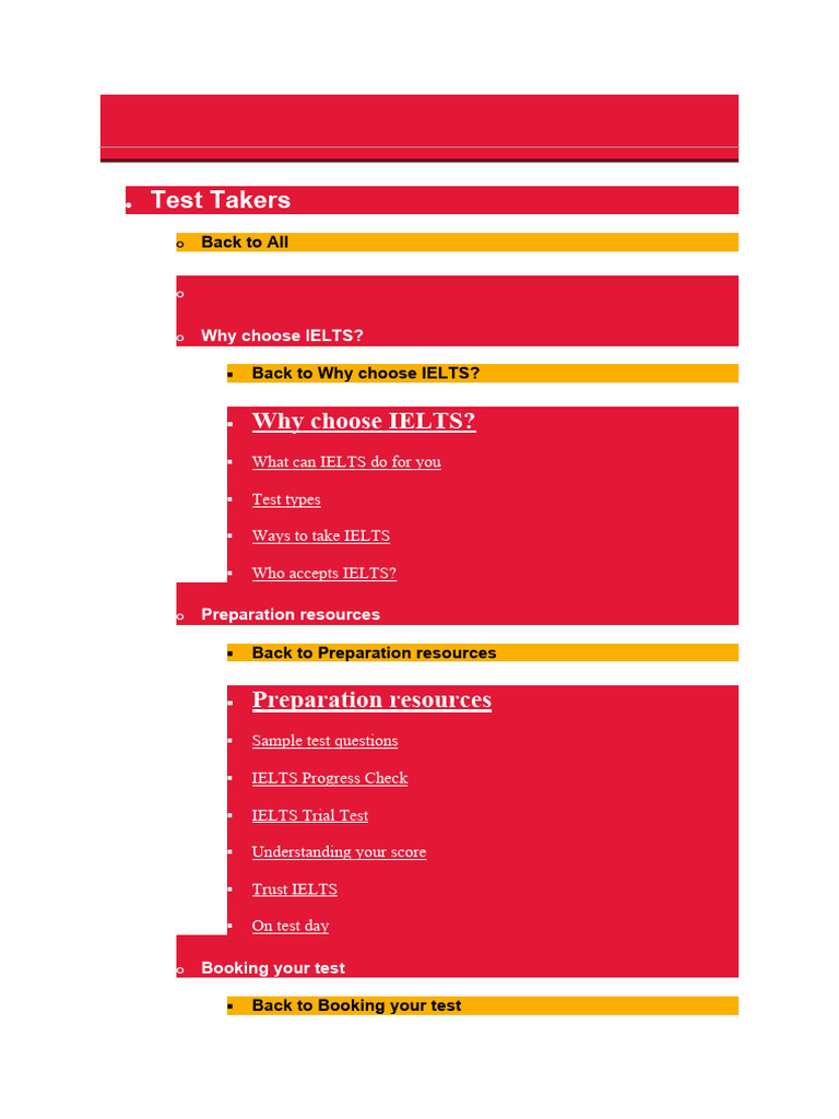 Reading Format | PDF | International English Language Testing System ...
