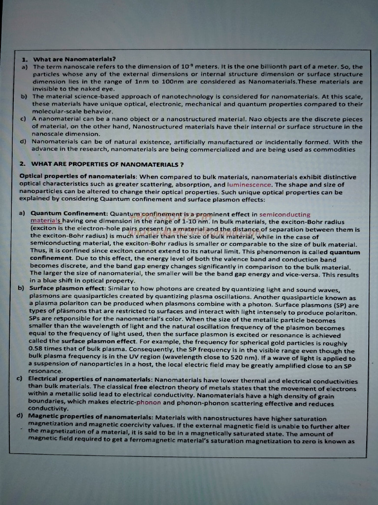 Nanotechnology EP2 | PDF