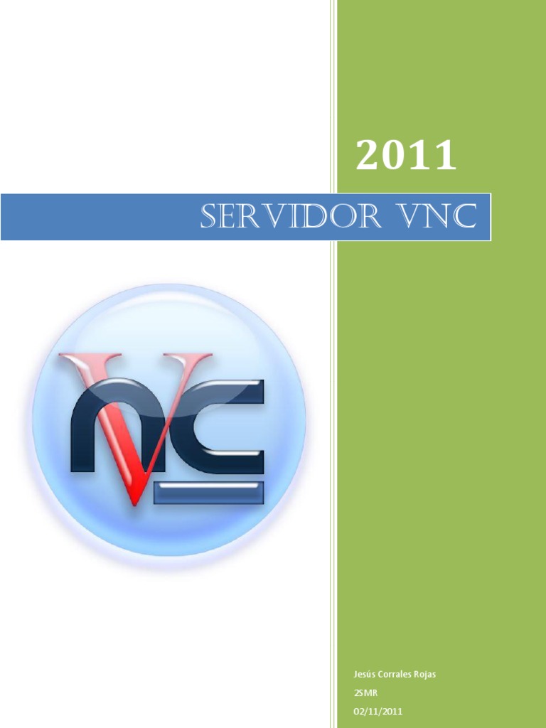 Instalacion y Configuracion Del Servidor VNC | PDF | Servidor (Computación) | Redes de computadoras
