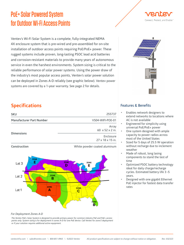 Outdoor Solar Wi-Fi Power Solution | PDF | Solar Panel | Photovoltaic ...