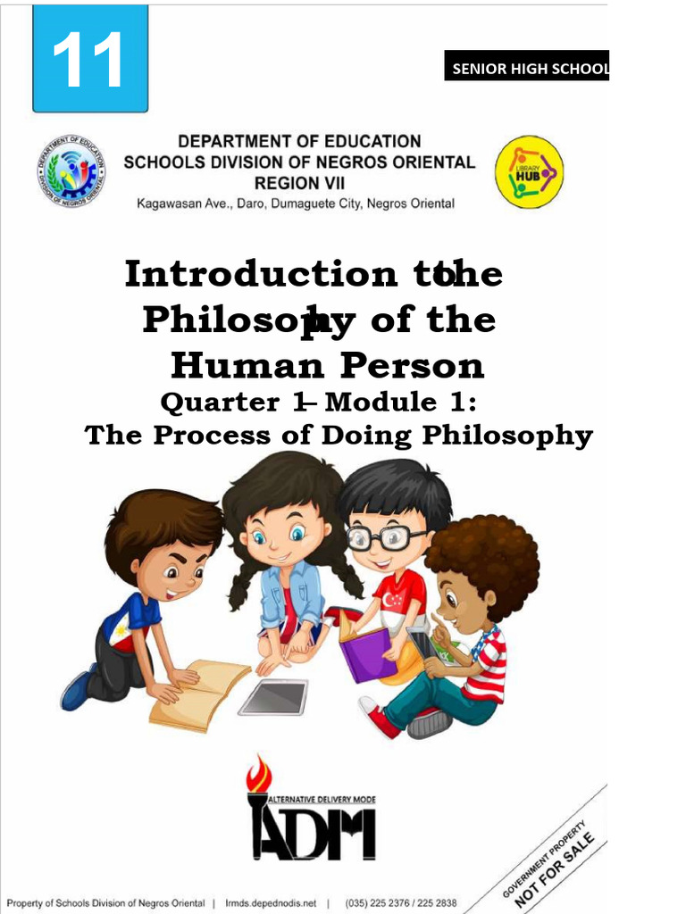 Intro To Philosophy Q1 WEEK1 1 For Teacher Word 122355 | PDF | Thought | Experience