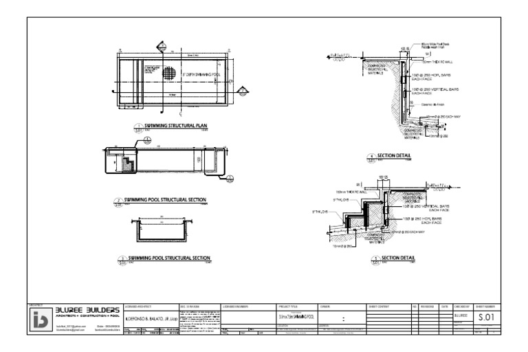 Bluree Builders Sample DWG s1 | PDF