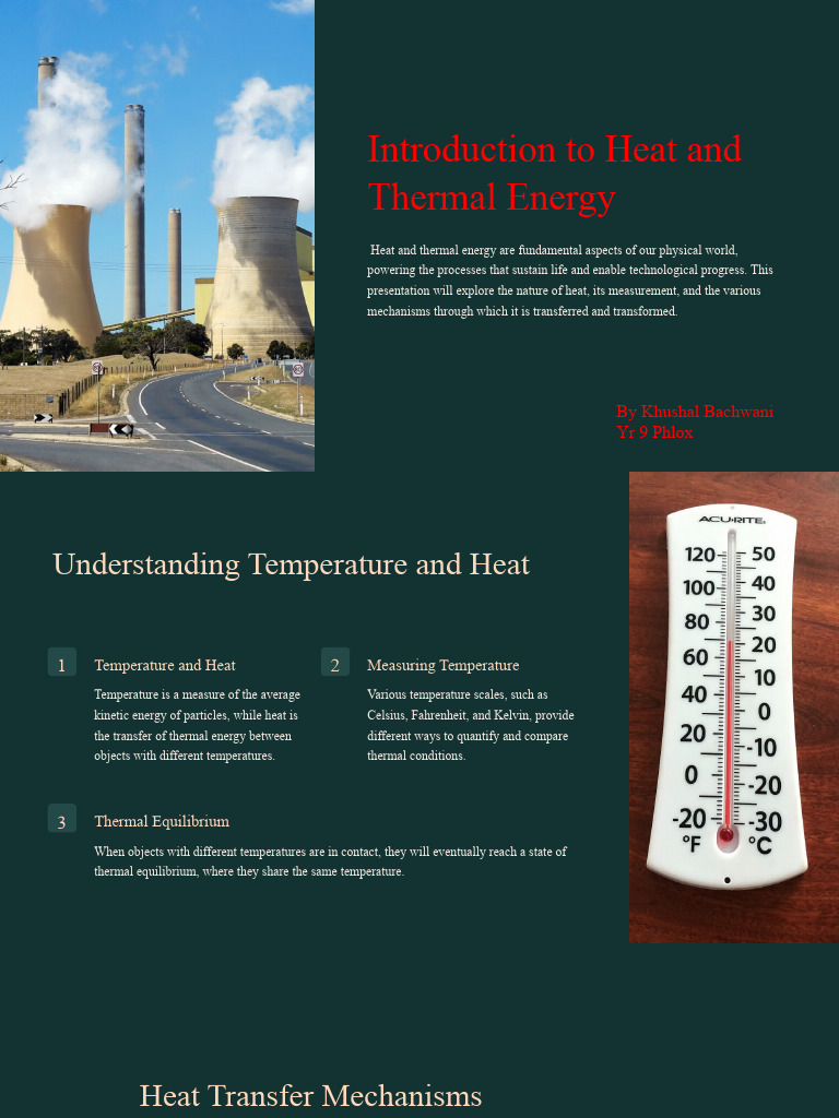 Introduction To Heat and Thermal Energy | PDF | Heat Transfer | Heat