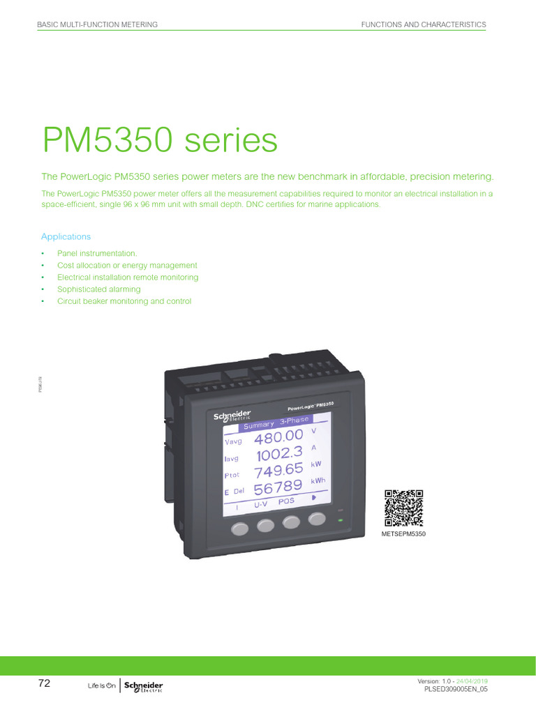 PM5350 Series | PDF | Ac Power | Computer Engineering