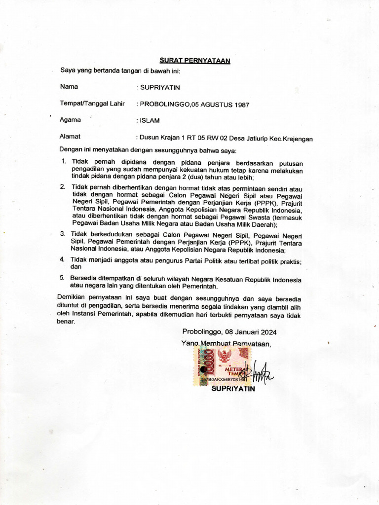 5 Point Suprihatin Pdf