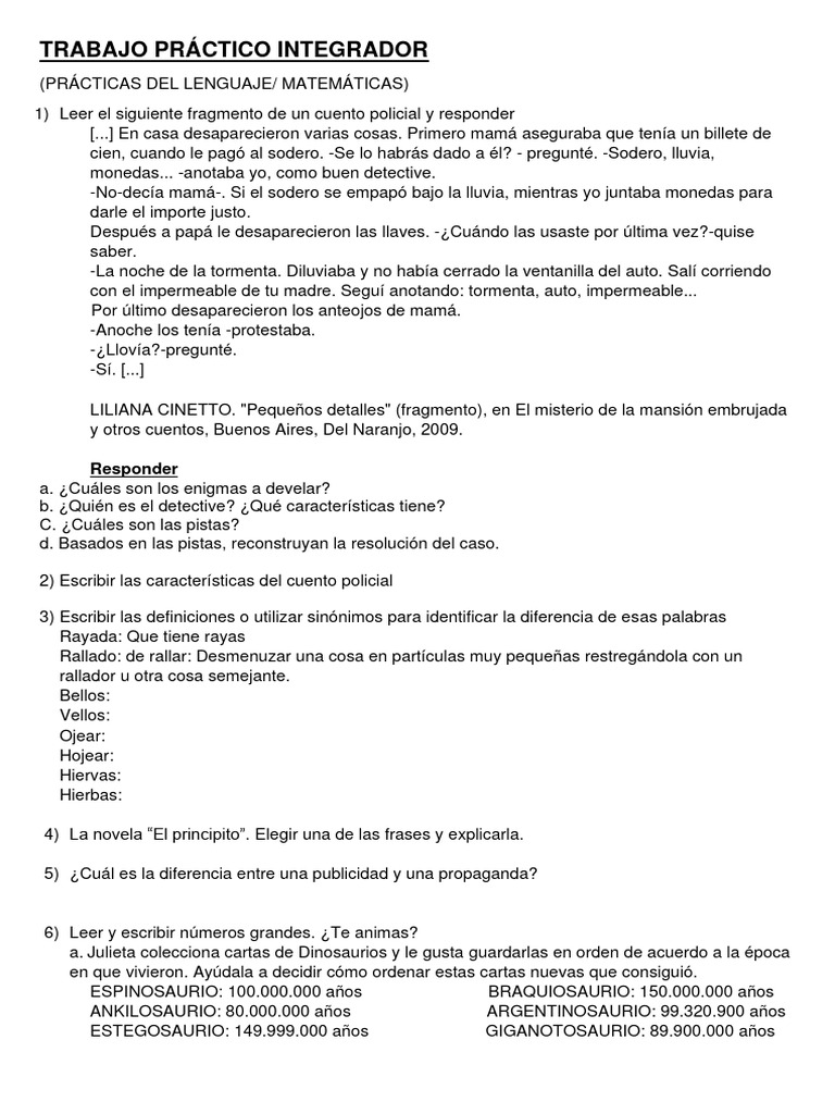 Trabajo Práctico Integrador 6 | PDF
