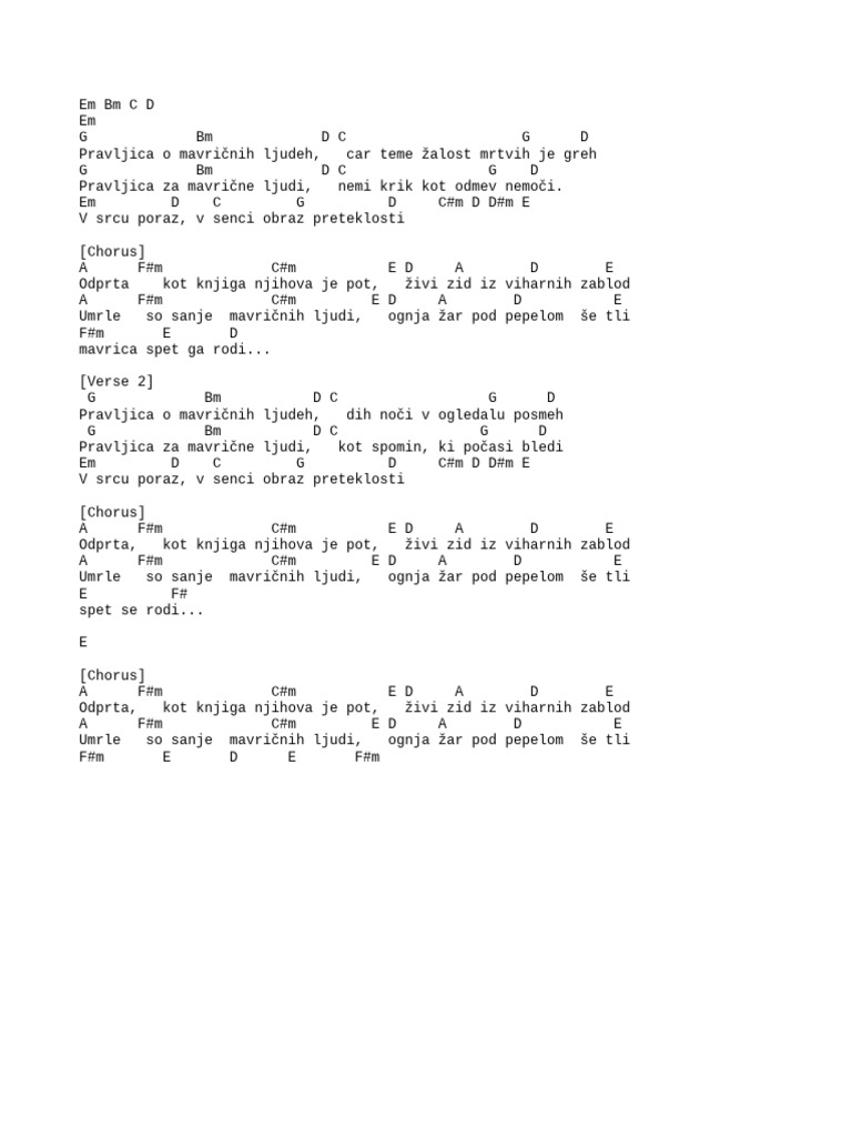 Pravljica o Mavričnih Ljudeh - Šank Rock | PDF