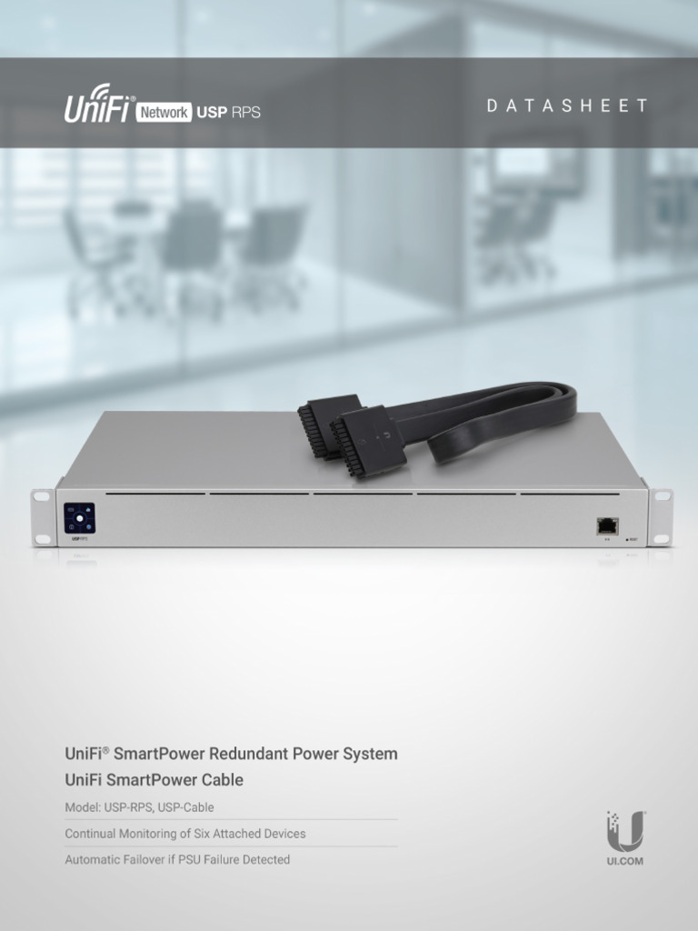 Usp-Rps DS | PDF | Power Supply | Electrical Components