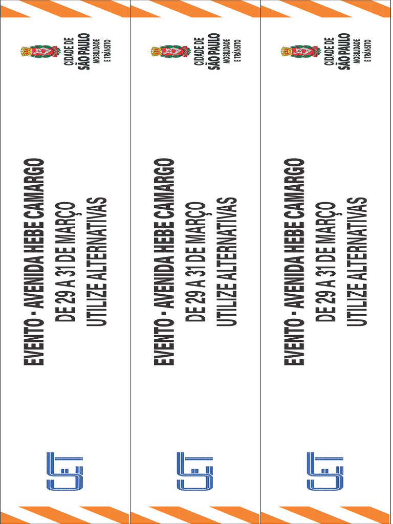 Faixas Evento Hebe Camargo | PDF