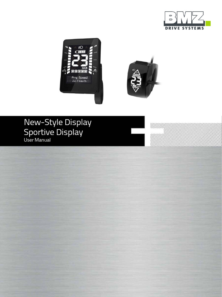 E-Bike Display User Manual Guide | PDF | Manufactured Goods