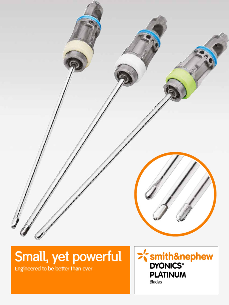 Dyonics Platinum 3.5 Blades Res19 19520 1 v1 3.5-1 | PDF | Knee ...