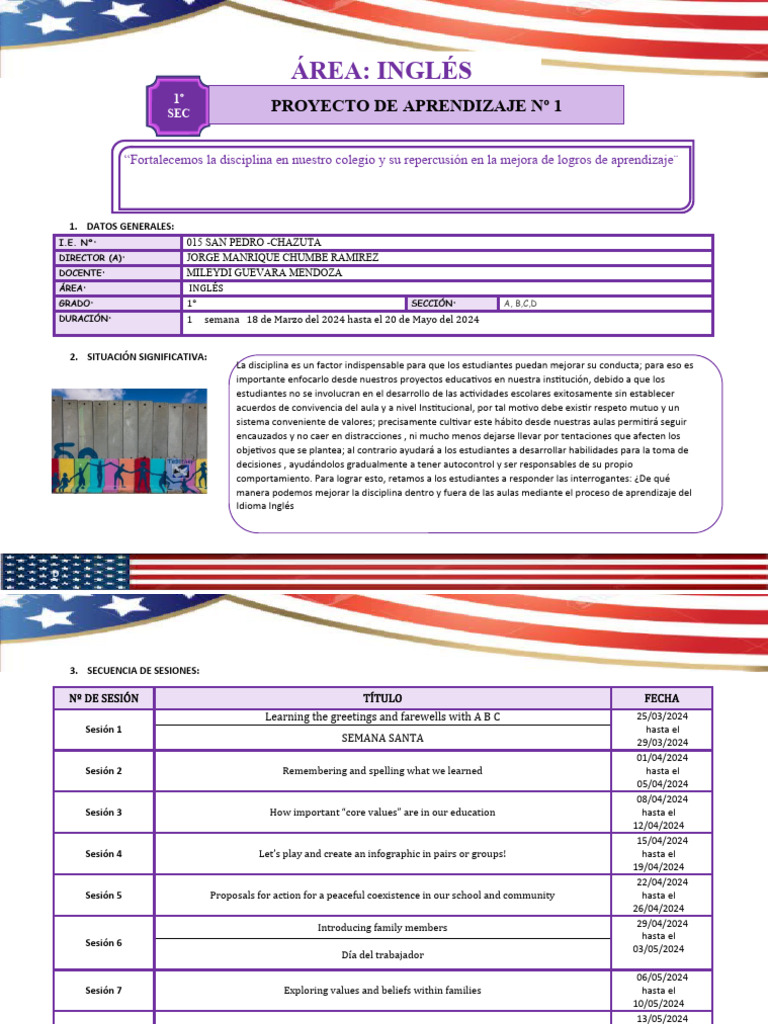 Proyect 1 | PDF | Aprendizaje | Evaluación