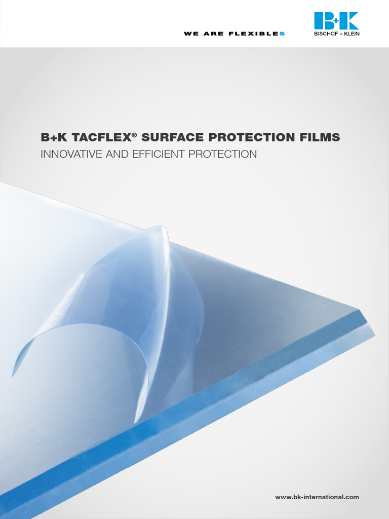 BK Brochure TacFlex Surface Protection Films 02 2021 | PDF | Adhesive ...