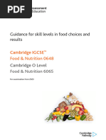 NEA 2 Food Preparation Guidelines | PDF | Cooking | Soup
