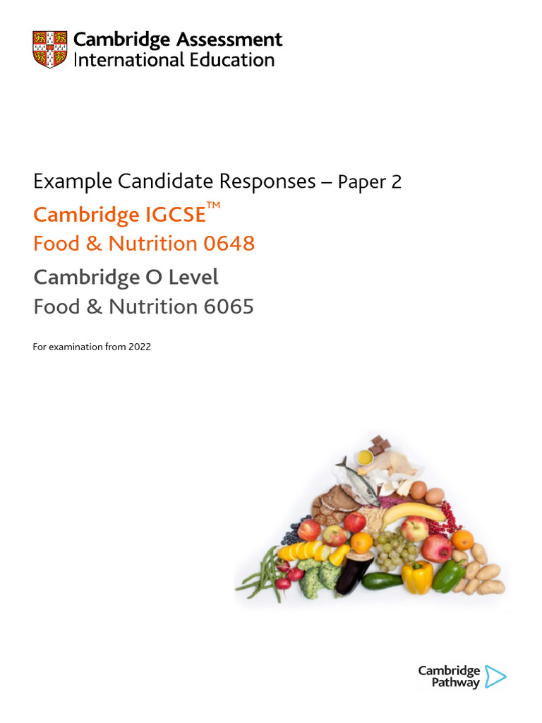 0648 Example Candidate Responses Paper 2 (For Examination From 2022 ...