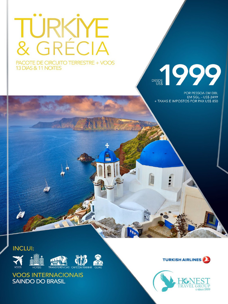 Roteiro de Viagem: Turquia e Grécia | PDF