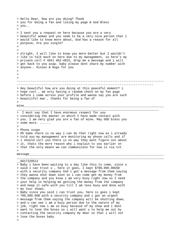 Romance Scam Alert | PDF | Identity Document | Receipt