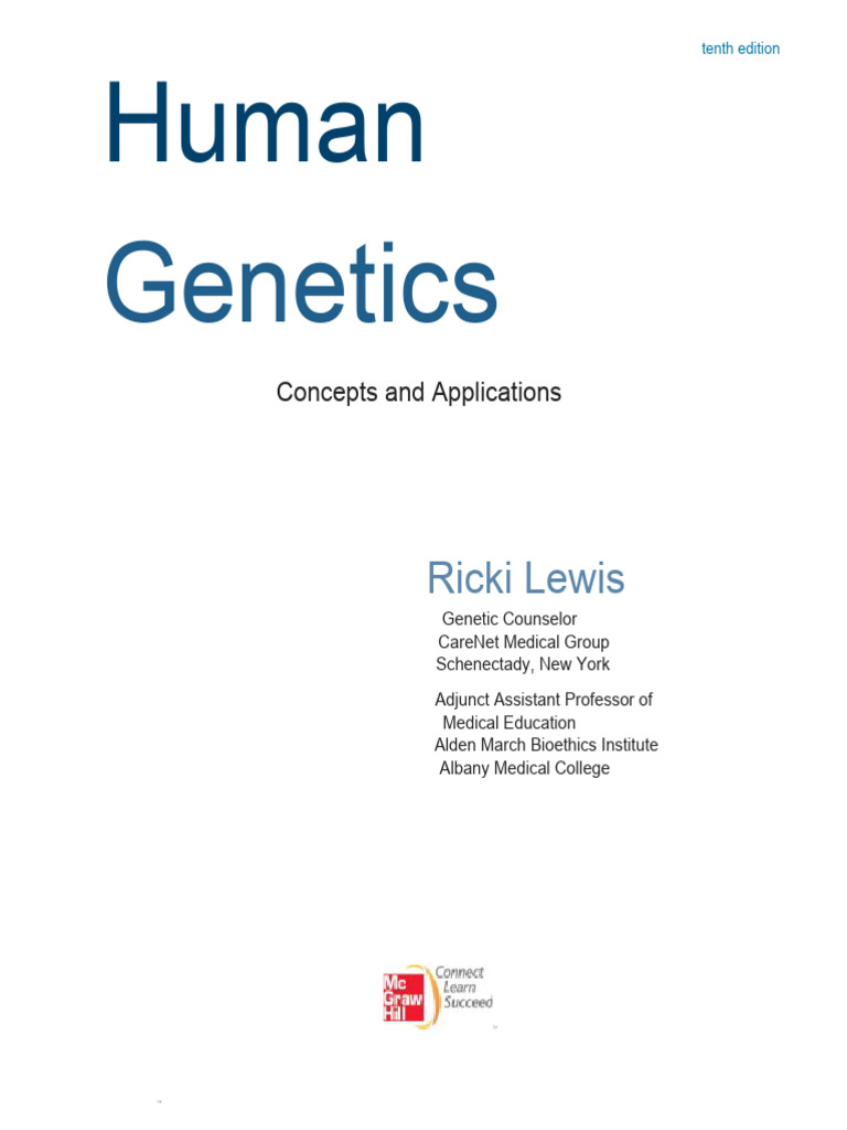 Human Genetics | PDF | Genetics | Gene