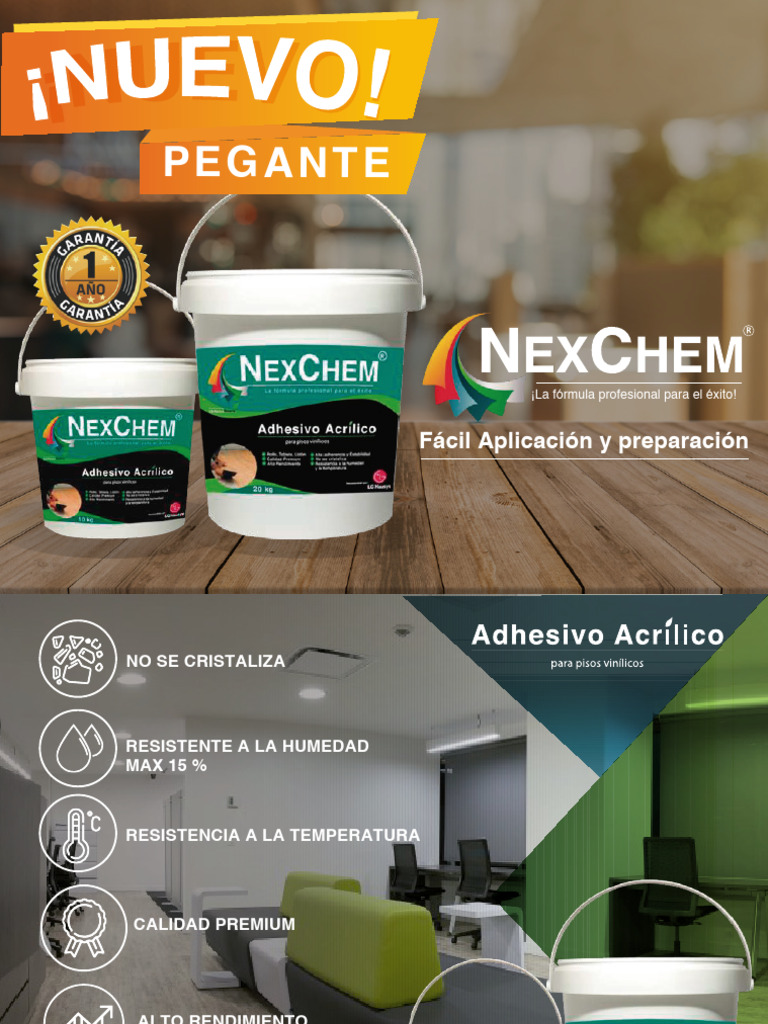 Pegante Nexchem para Acrílico y PVC | PDF | Materiales