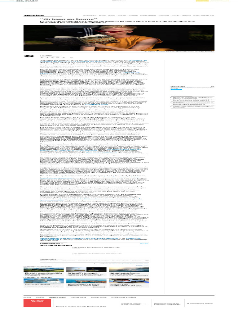 "Gringo Go Home" - EL PAÍS México | PDF | México | Airbnb