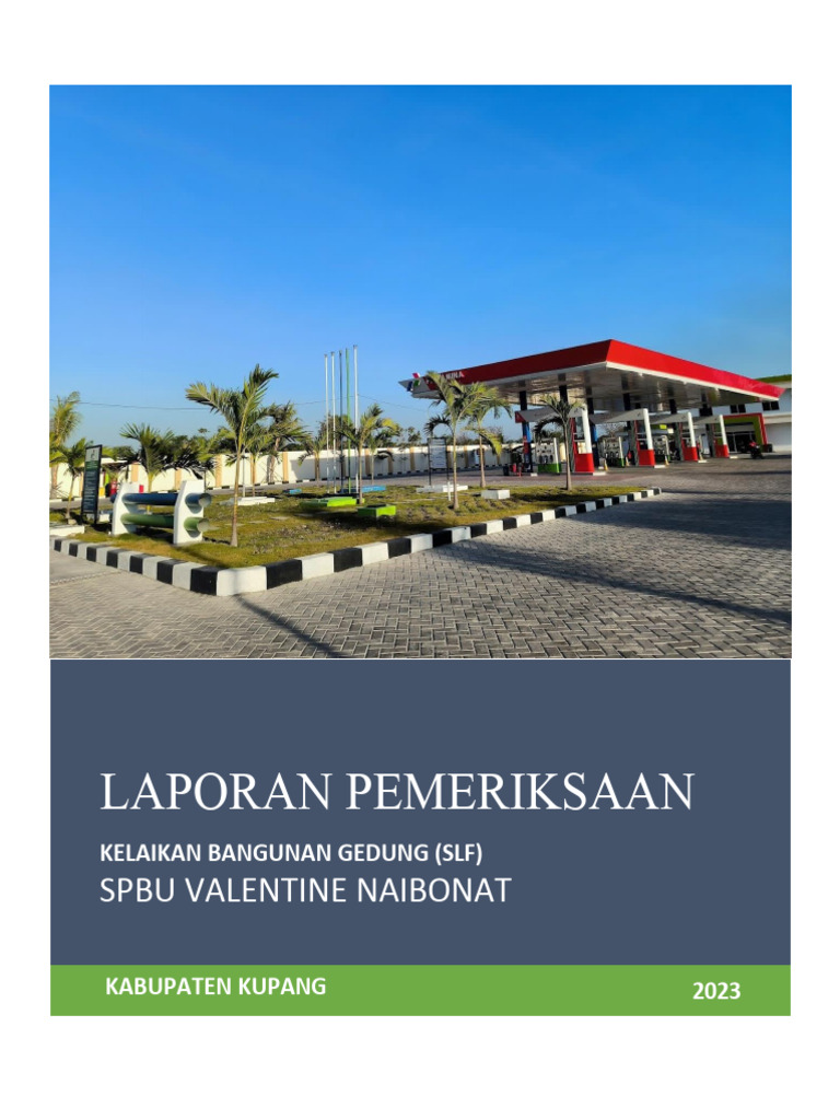 Kajian Teknis SLF SPBU Valentine Naibonat Ok | PDF