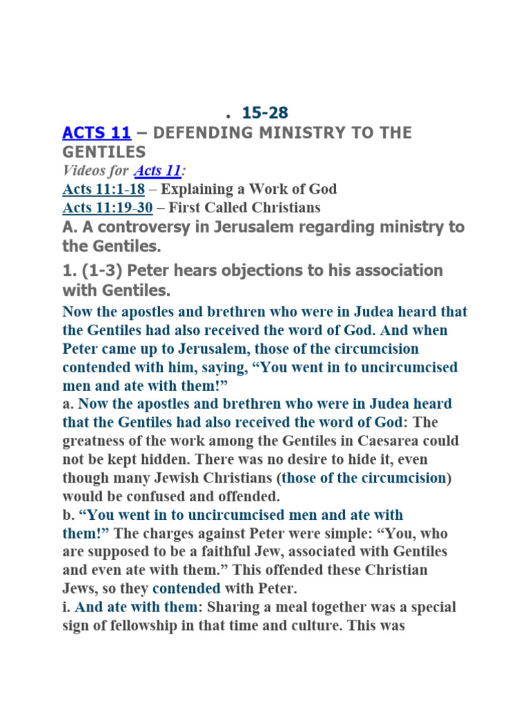 Acts | PDF | Acts Of The Apostles | Saint Peter