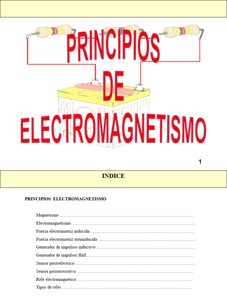 1 Electromag-Rele | Descargar gratis PDF | Relé | Inductor