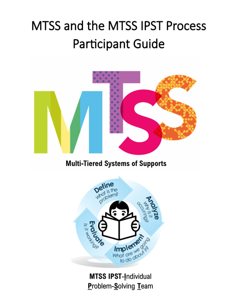MTSS and The MTSS IPST Process Participant Manual | PDF | Pedagogy ...