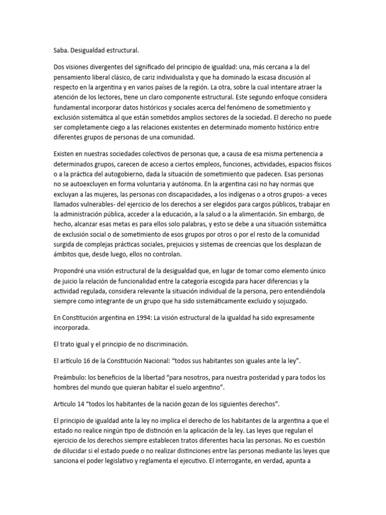 Saba y Robles | PDF | Discriminación | Familia