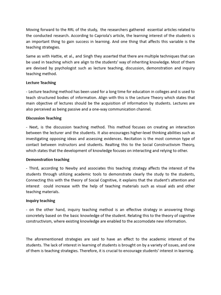 Questions To Answer Final Defense | PDF | Teaching Method | Lecture