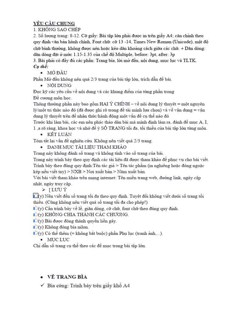 HD Thuc Hien BTL Mon CNXHKH | PDF