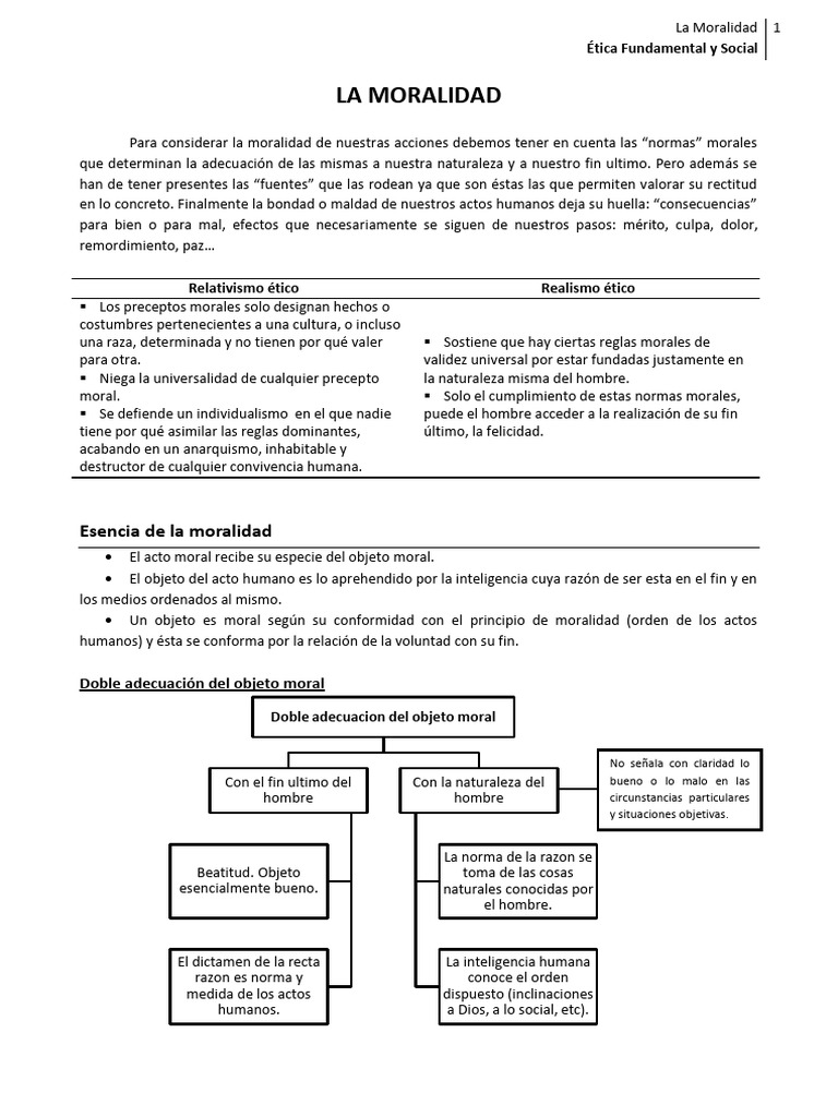 Cap 5 - La Moralidad Ética | PDF | Moralidad | Verdad
