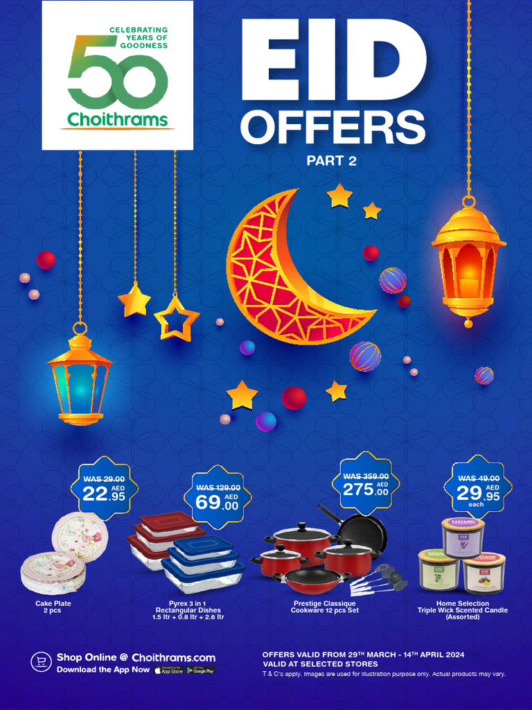 Choithrams Eid Offers - Part 2 | PDF | Cookware And Bakeware | Tableware