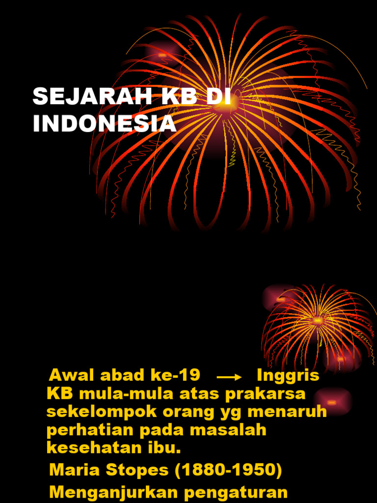 Sejarah KB Di Indonesia | PDF