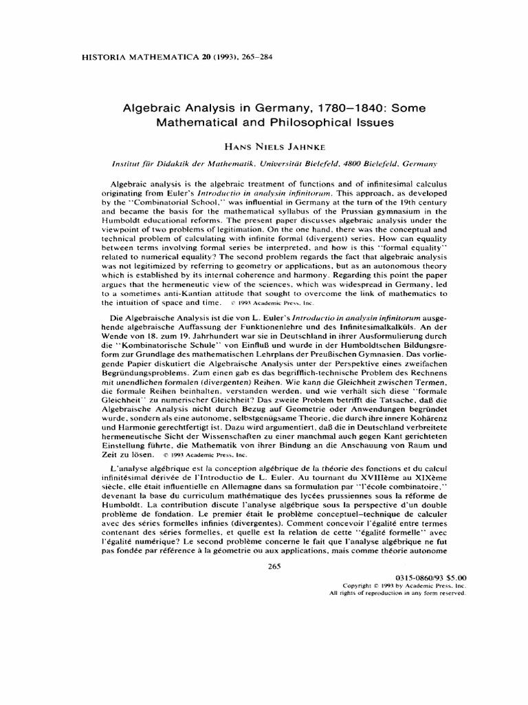 Alg An Alger Philos | PDF