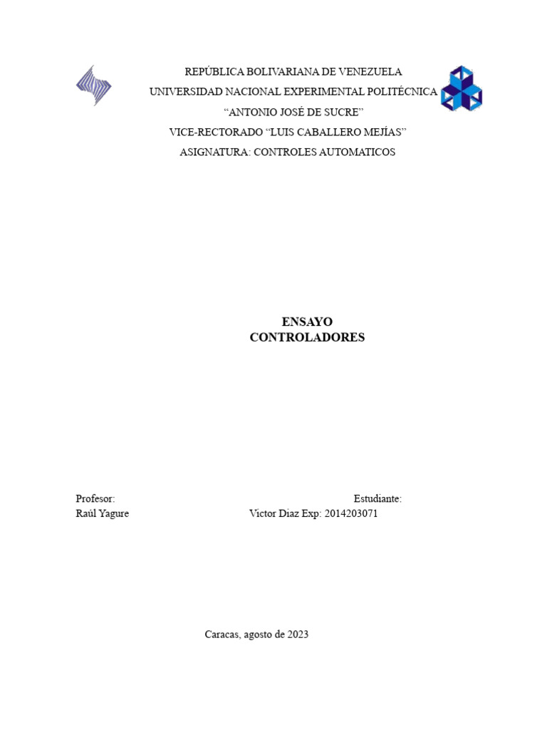 Introducción a Controladores Automáticos | PDF | Función (Matemáticas ...