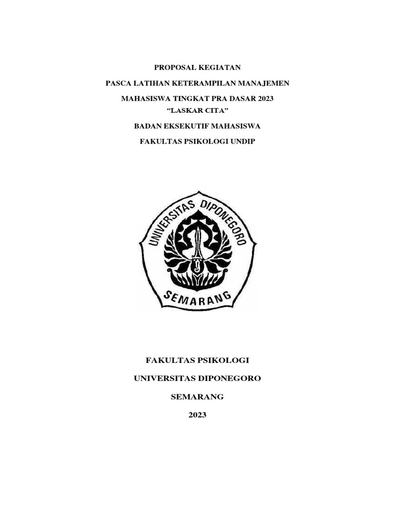 Proposal Pasca LKMMPD Sektor 7 (Fix) | PDF