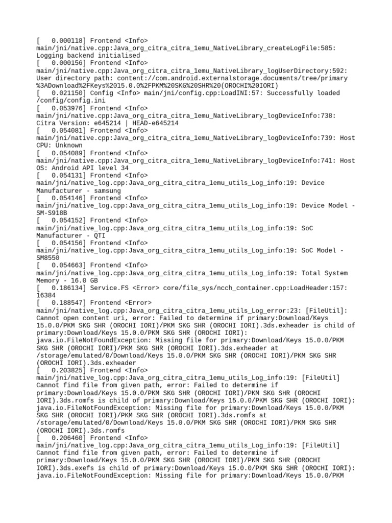 Citra Log | PDF | Computing | Computer Science Citra Log | PDF | Computing | Computer Science
