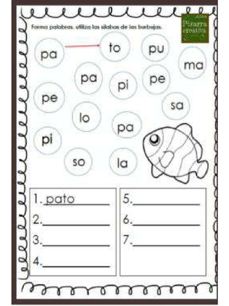 Mi Librito de Sílabas Portada 2 | PDF