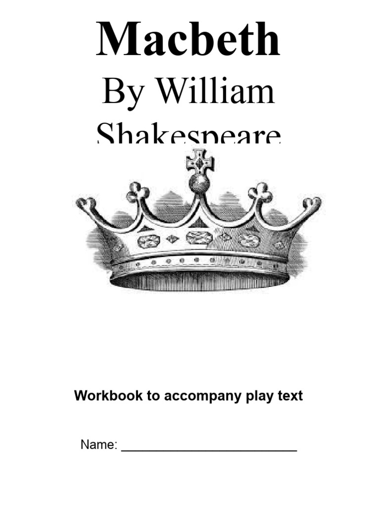 Macbeth Classwork Workbook | PDF | Macbeth