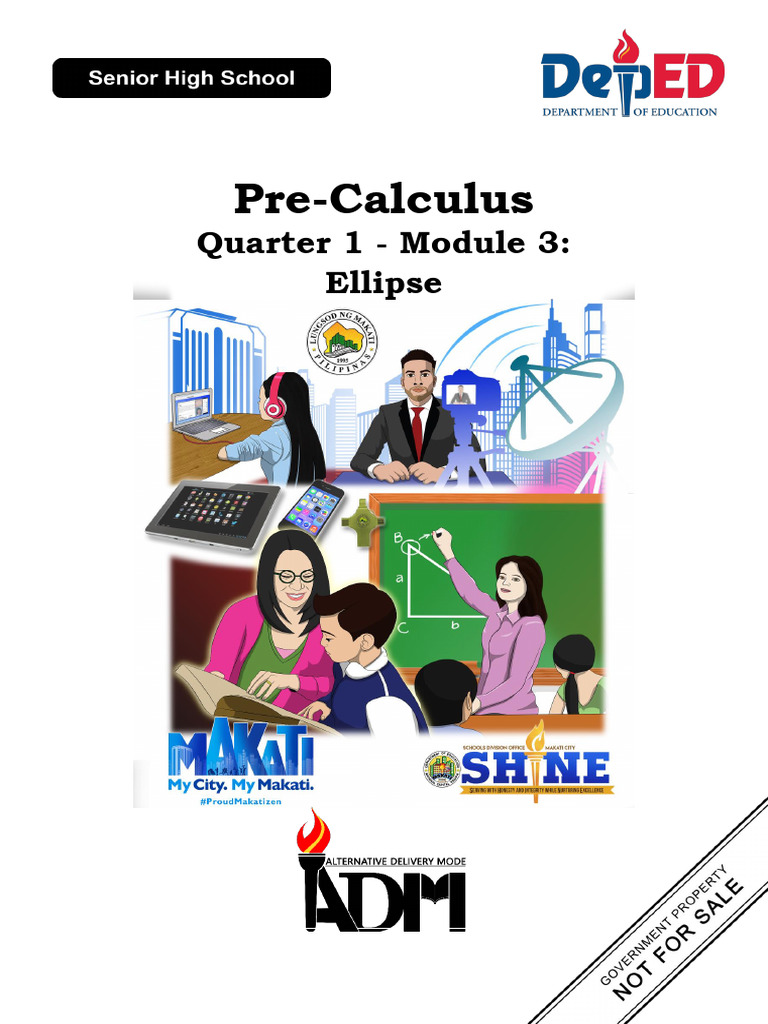 SHS Pre-Calculus Week3 ForUpload | PDF | Ellipse | Cartesian Coordinate ...